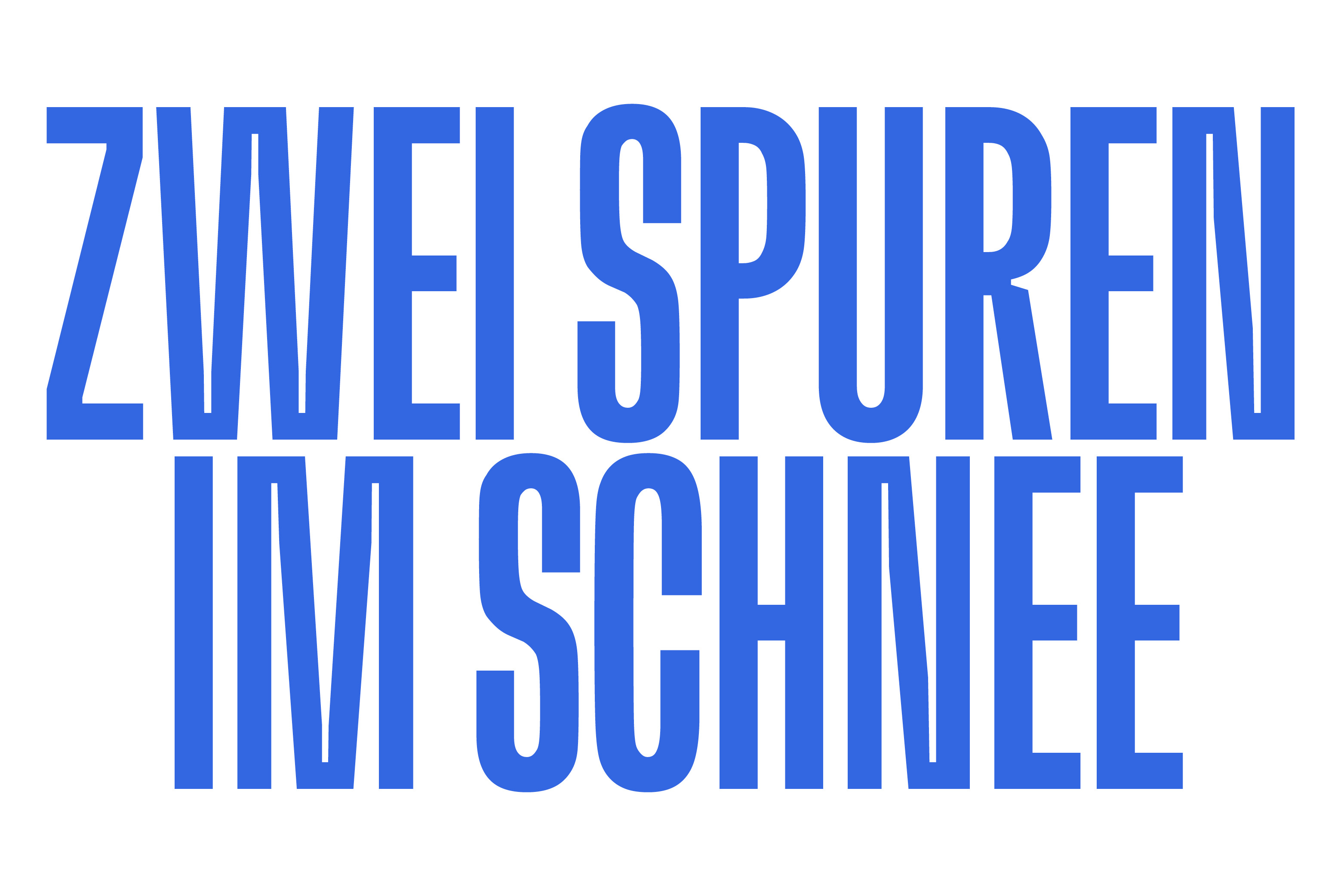 TSHN — Zwei Spuren im Schnee